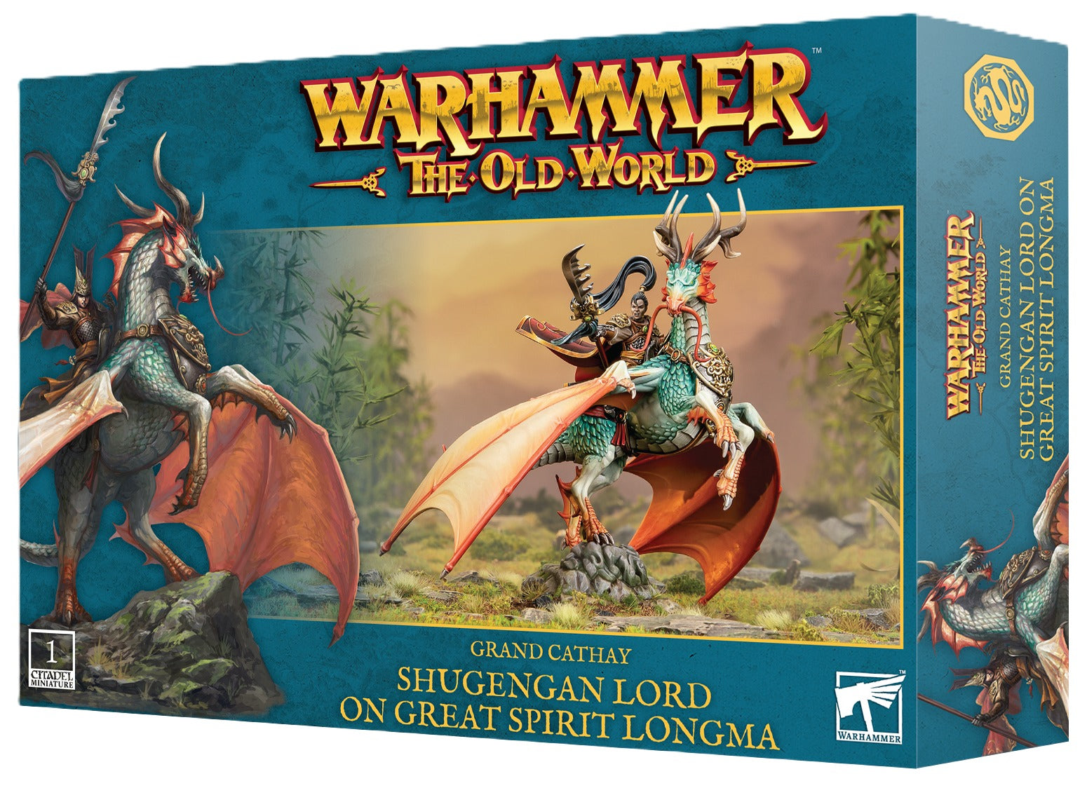 Shugengan Lord on Great Spirit Longma Warhammer The Old World