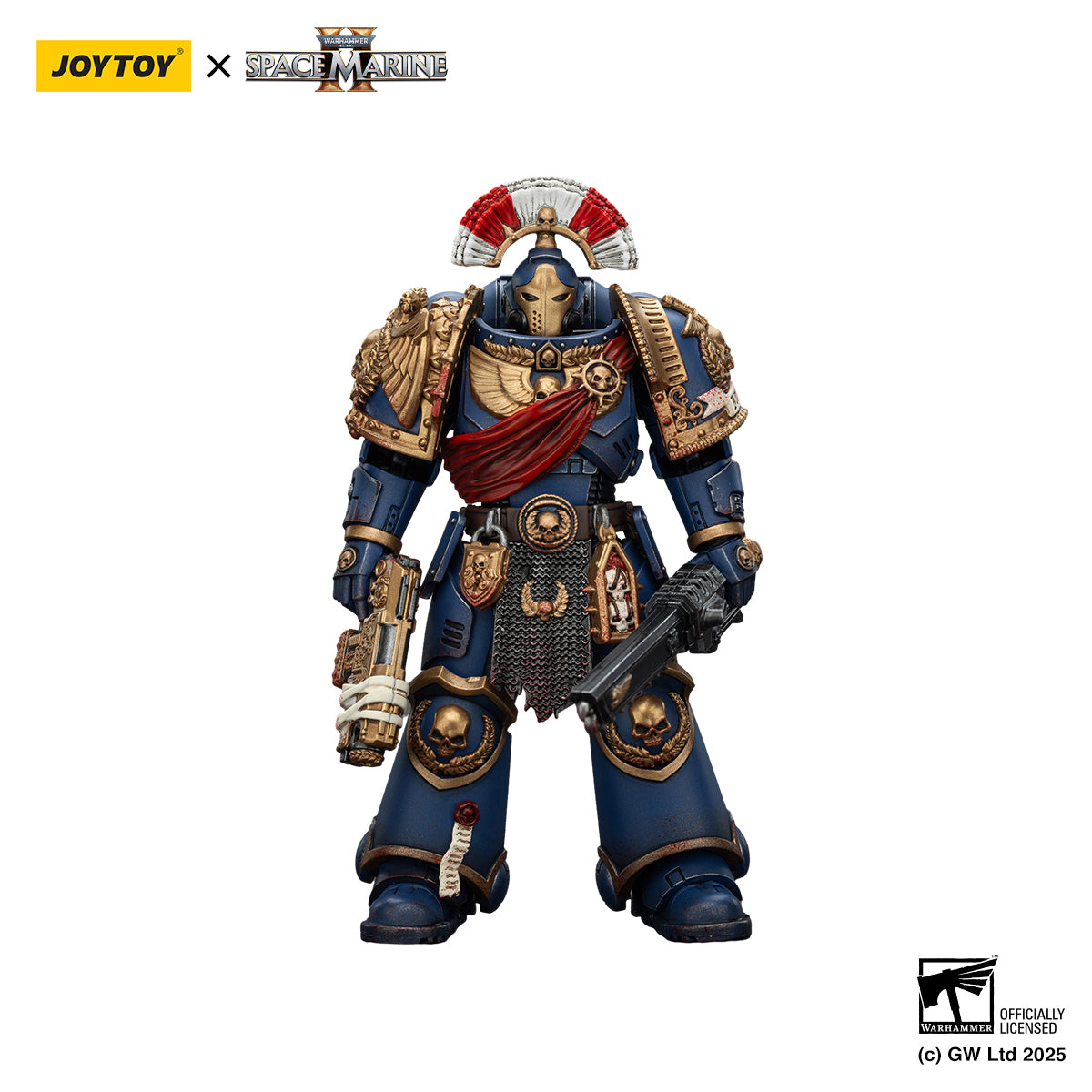 Ultramarines Relic Secundus Armour with Artificer Bolt Rifle, Chainswo