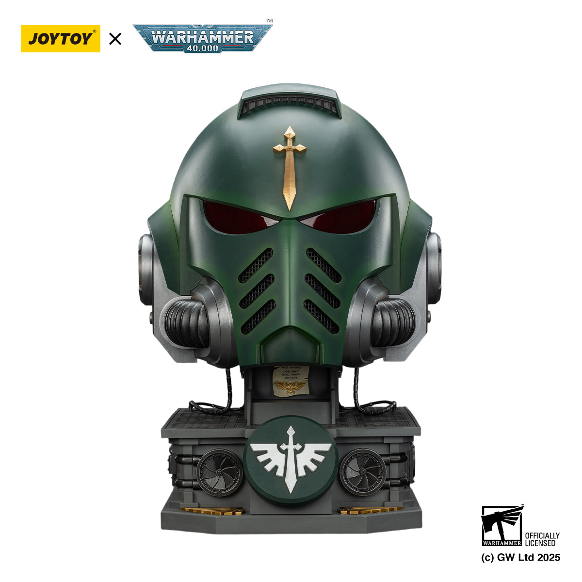 Dark Angels MkX Helmet & Display Stand Warhammer 40,000 1/1 Replika 44