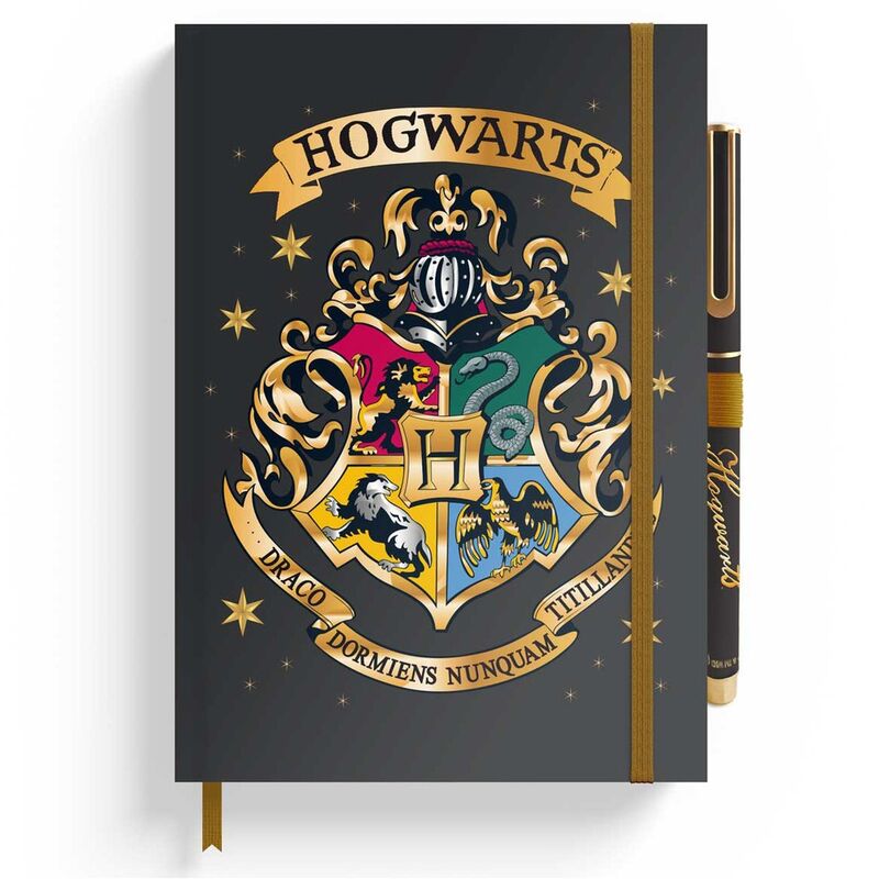 Harry Potter Hogwarts Notes A5 z długopisem