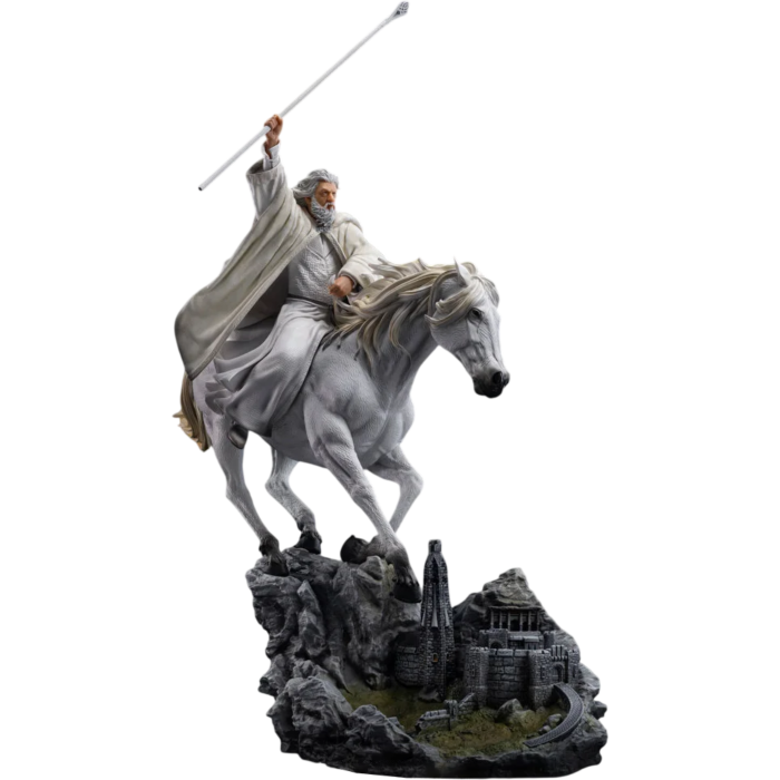 Gandalf The Withe on Shadowfax Lord Of The Rings Exclusive 1/10 Figurk